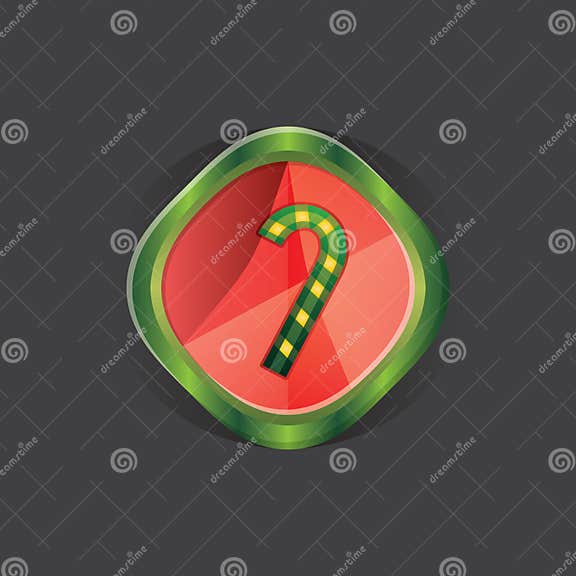 Candy Cane. Vector Illustration Decorative Design Stock Vector ...
