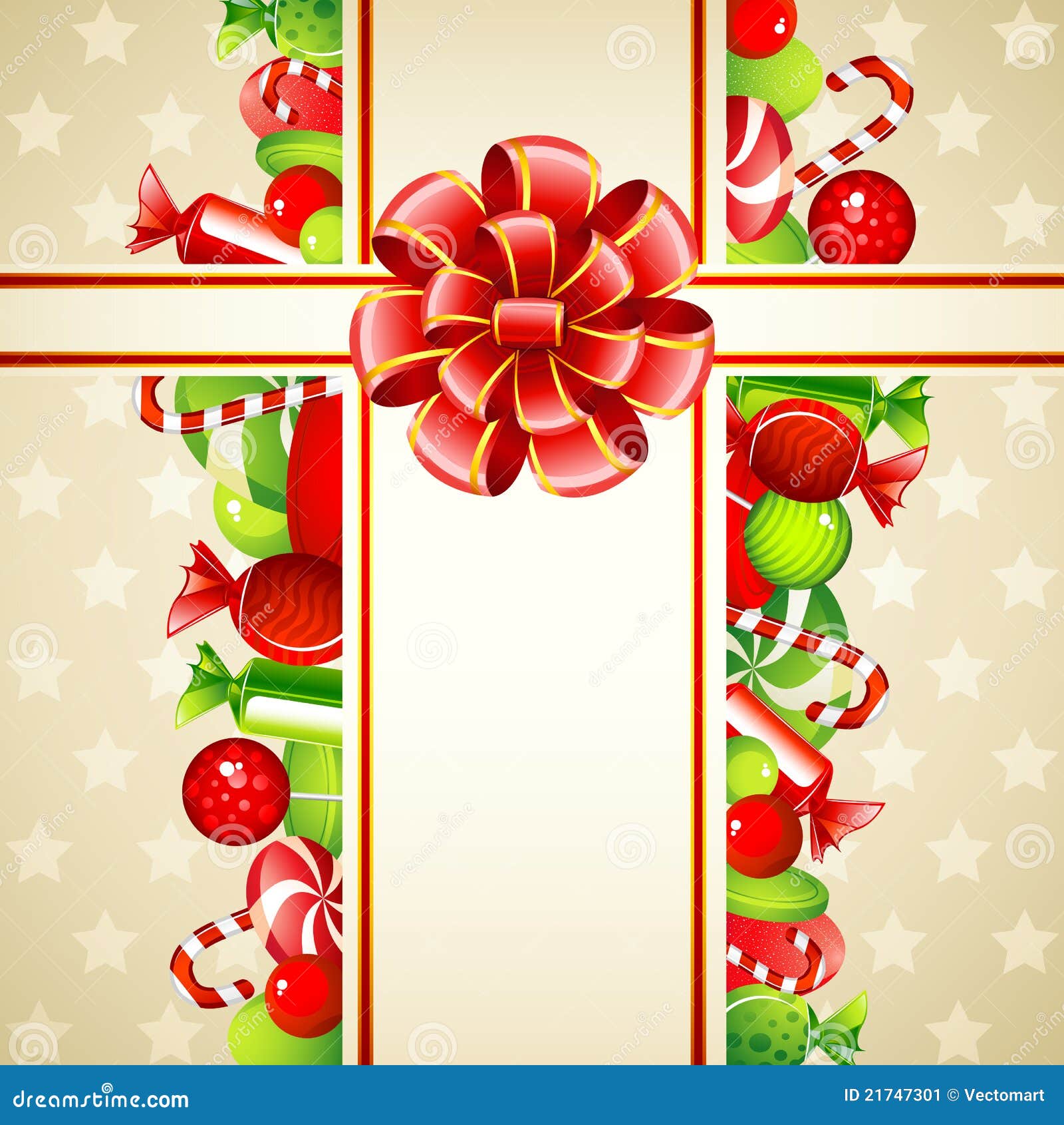 Candy Card stock vector. Illustration of holiday, confectionery - 21747301