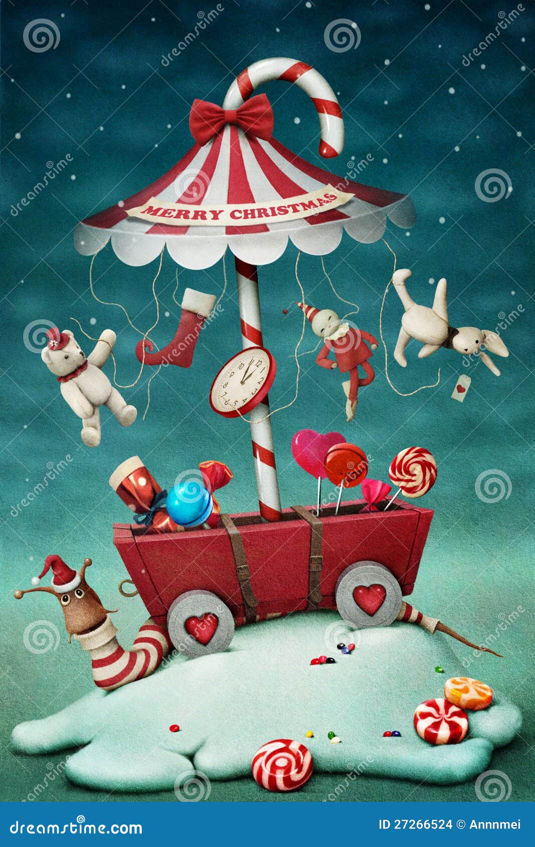 Candy carousel stock illustration. Illustration of boot - 27266524