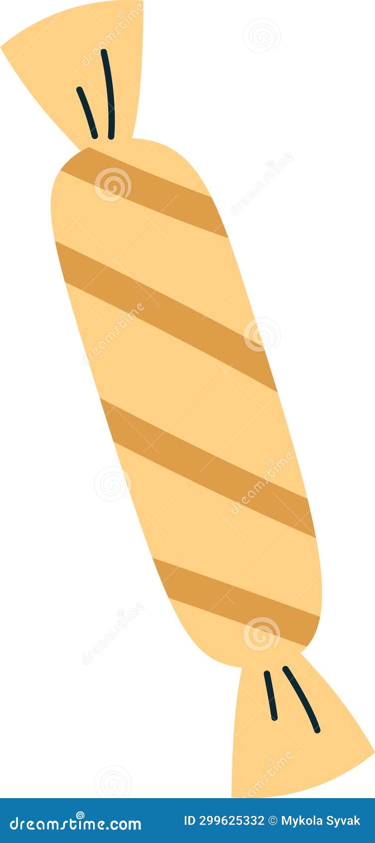 Candy Cartoon Icon stock vector. Illustration of food - 299625332