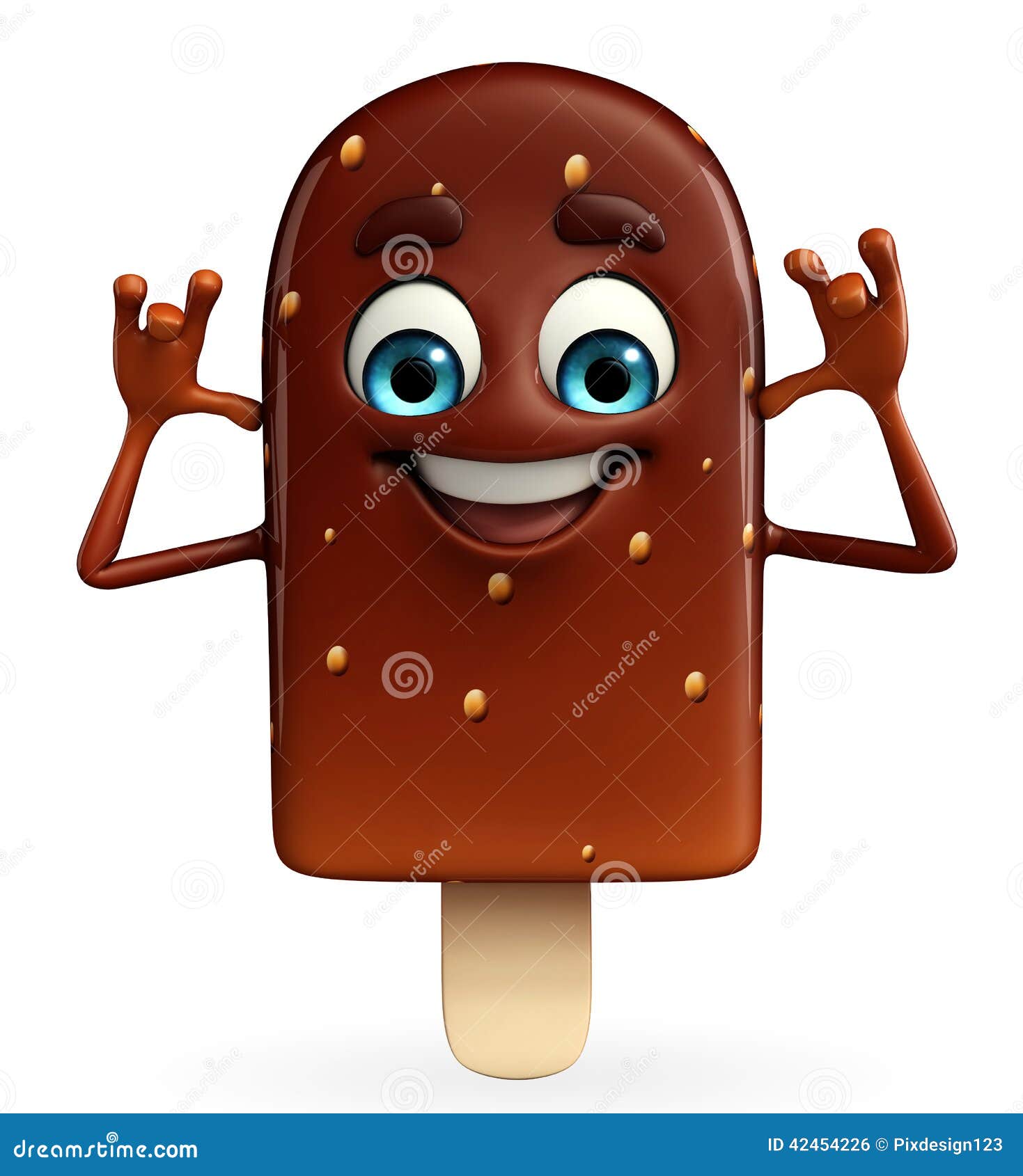 Candy Character with Teasing Pose Stock Illustration - Illustration of ...