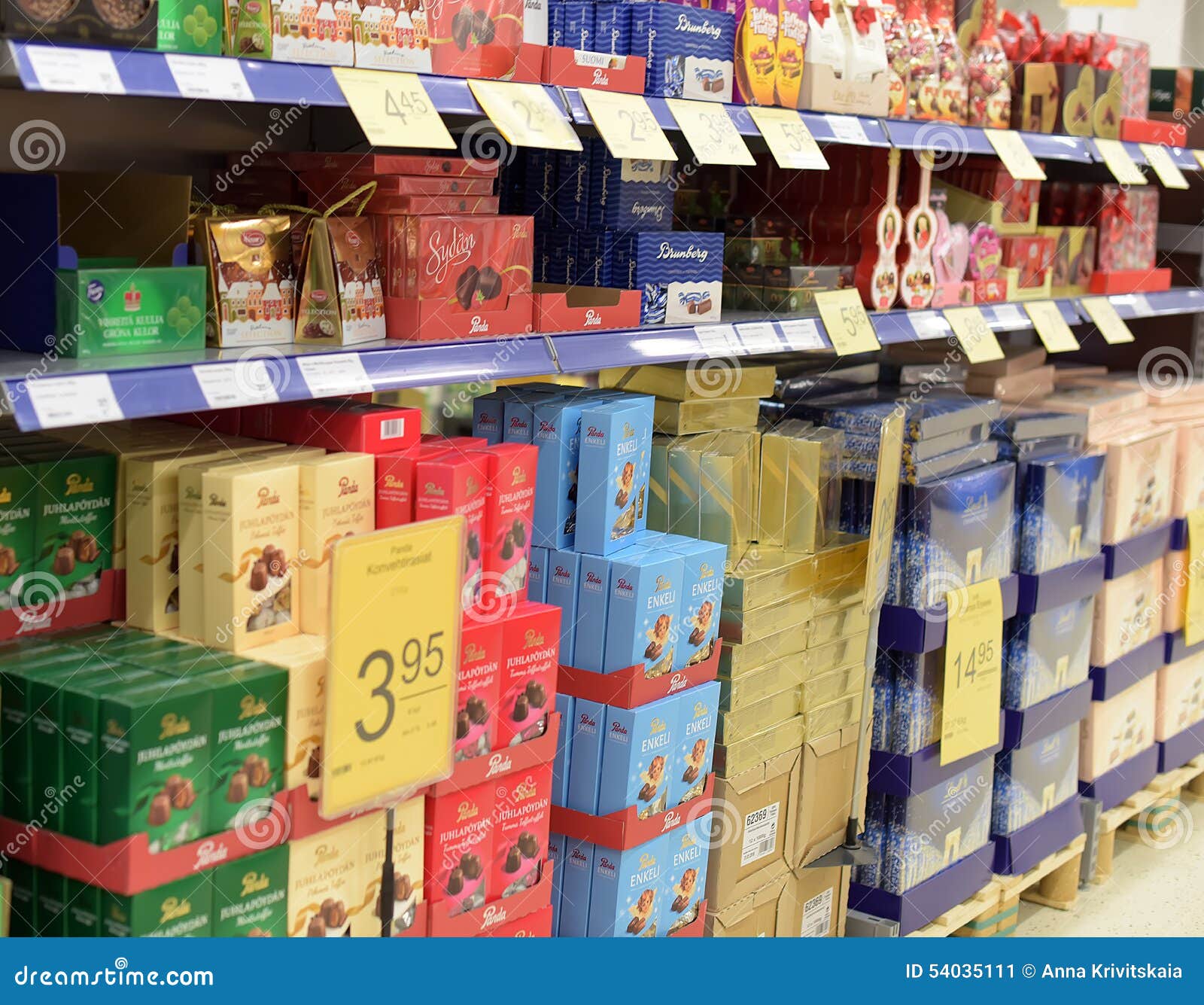 Candy and Chocolate in the Supermarket, Editorial Photo - Image of ...