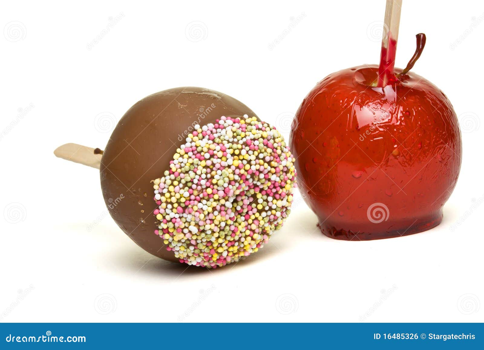 Candy Coated Apples stock photo. Image of hundereds, isolated - 16485326