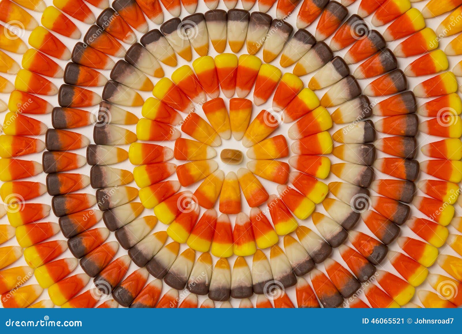 Candy Corn Circles stock image. Image of seasonal, pattern - 46065521