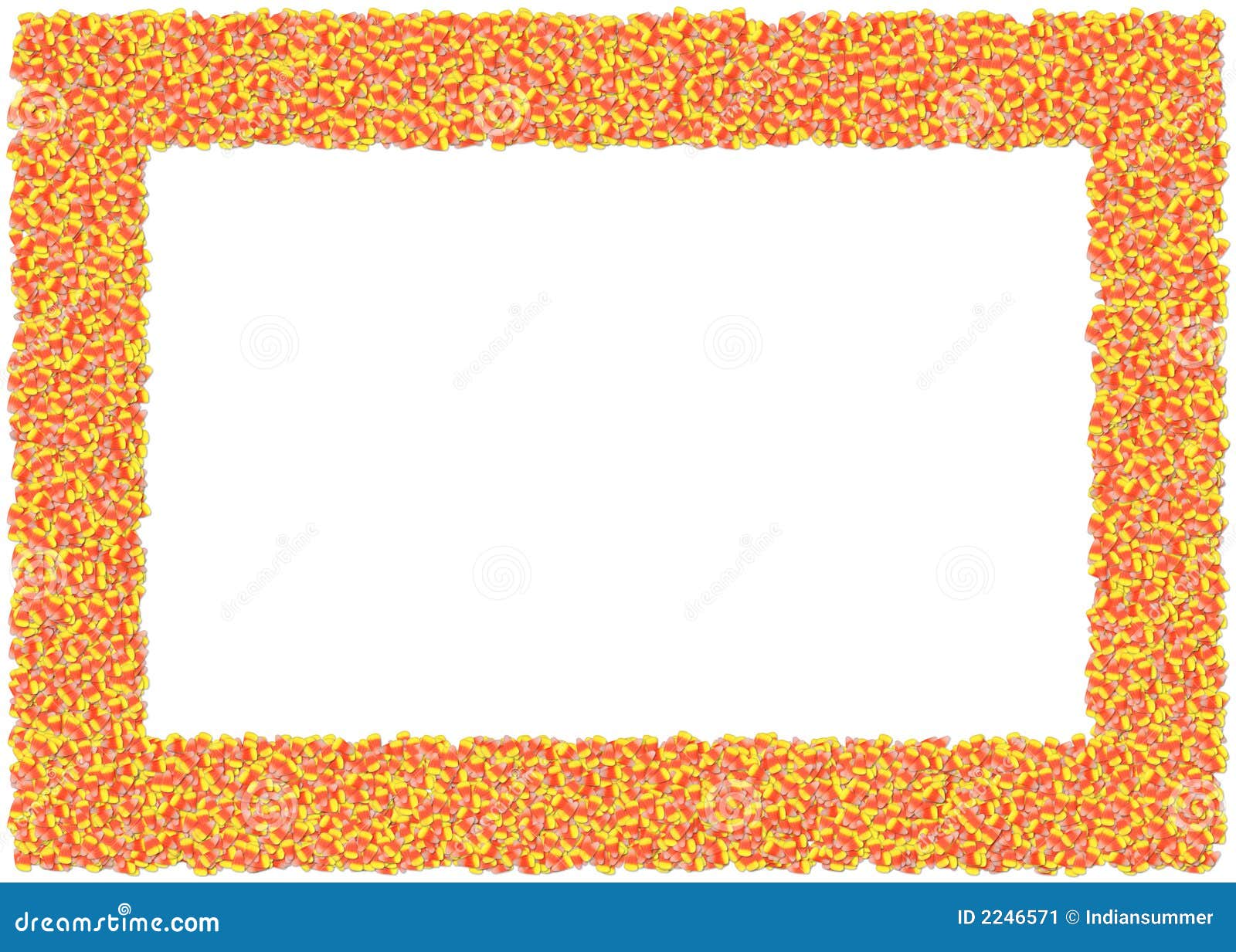 Candy Corn Frame stock illustration. Illustration of corn - 2246571