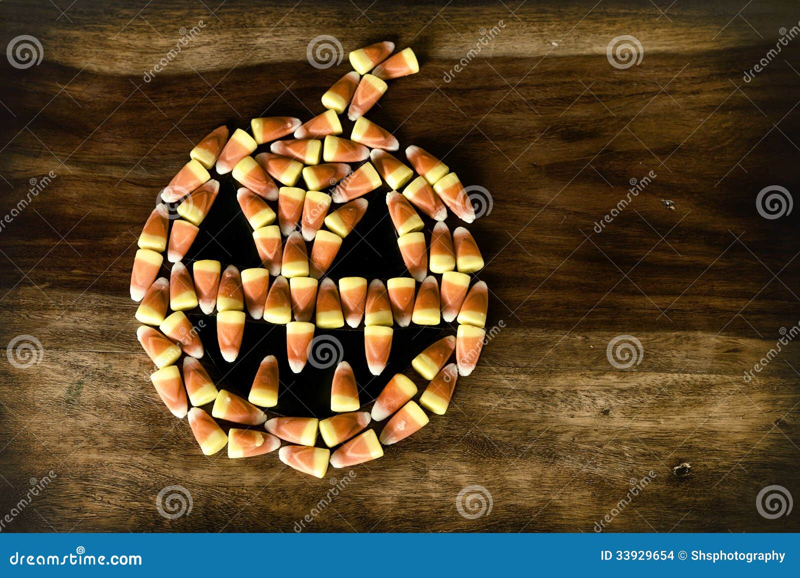 Candy Corn Jack-o-lantern with Fangs Stock Photo - Image of decor ...