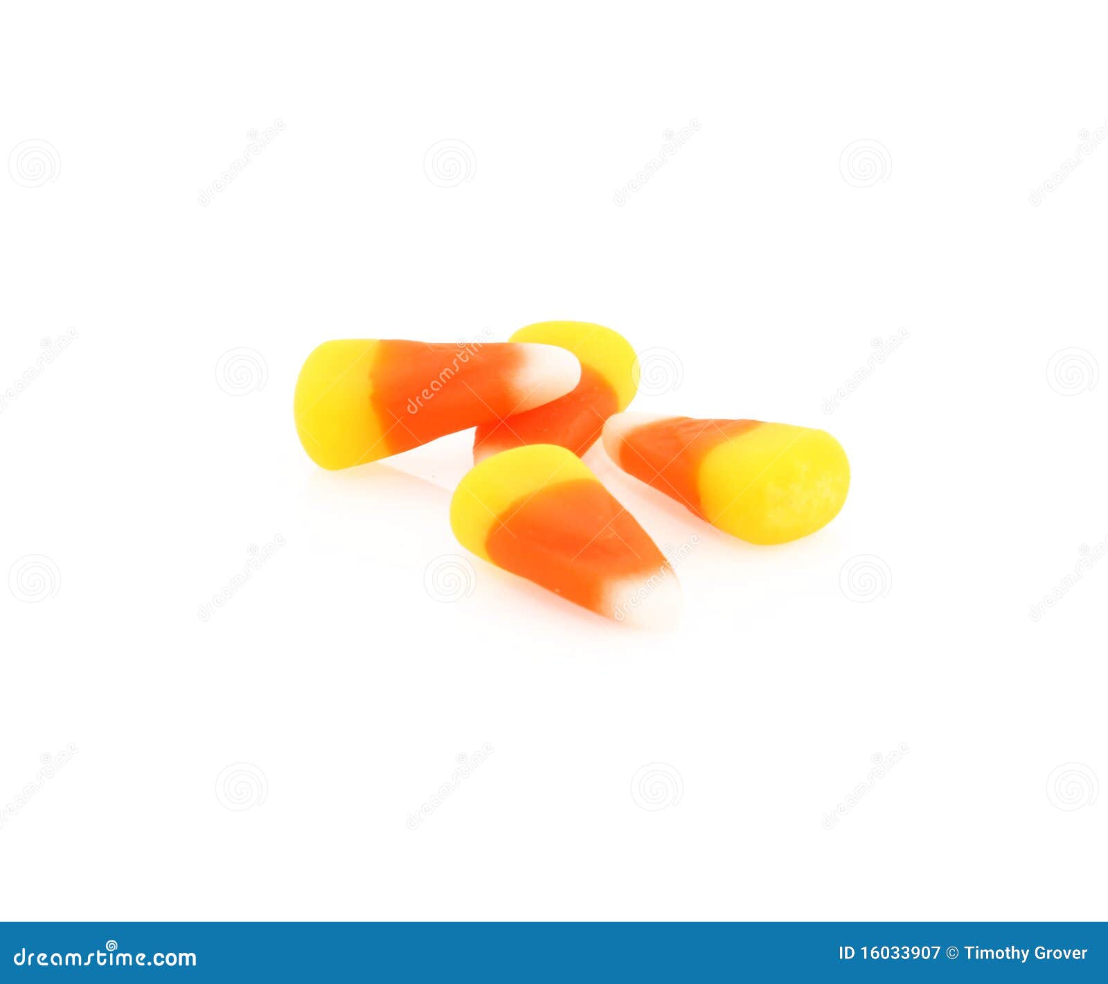 Candy Corn Over White Background Stock Image - Image of yummy, sticky ...