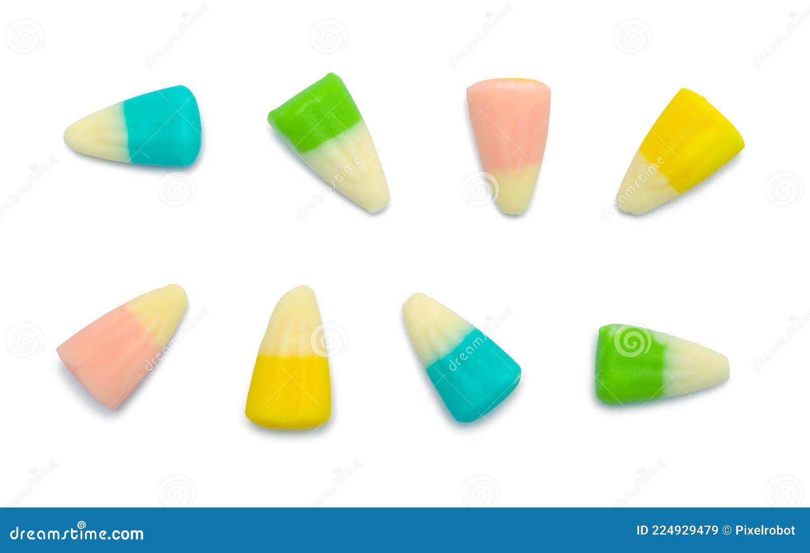 Candy Corn Pieces stock image. Image of snack, candy - 224929479