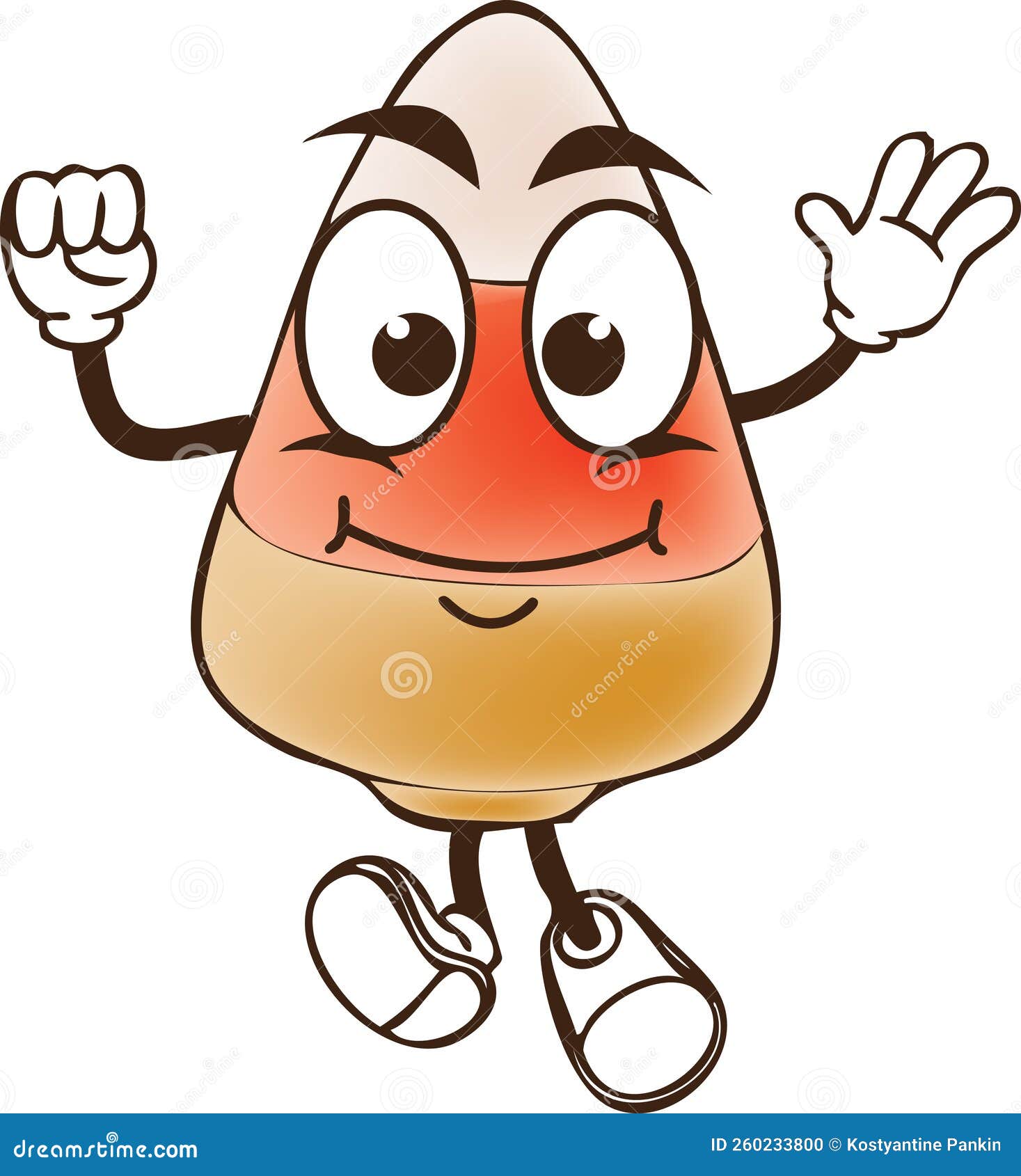 Candy Corn stock vector. Illustration of date, sweet - 260233800