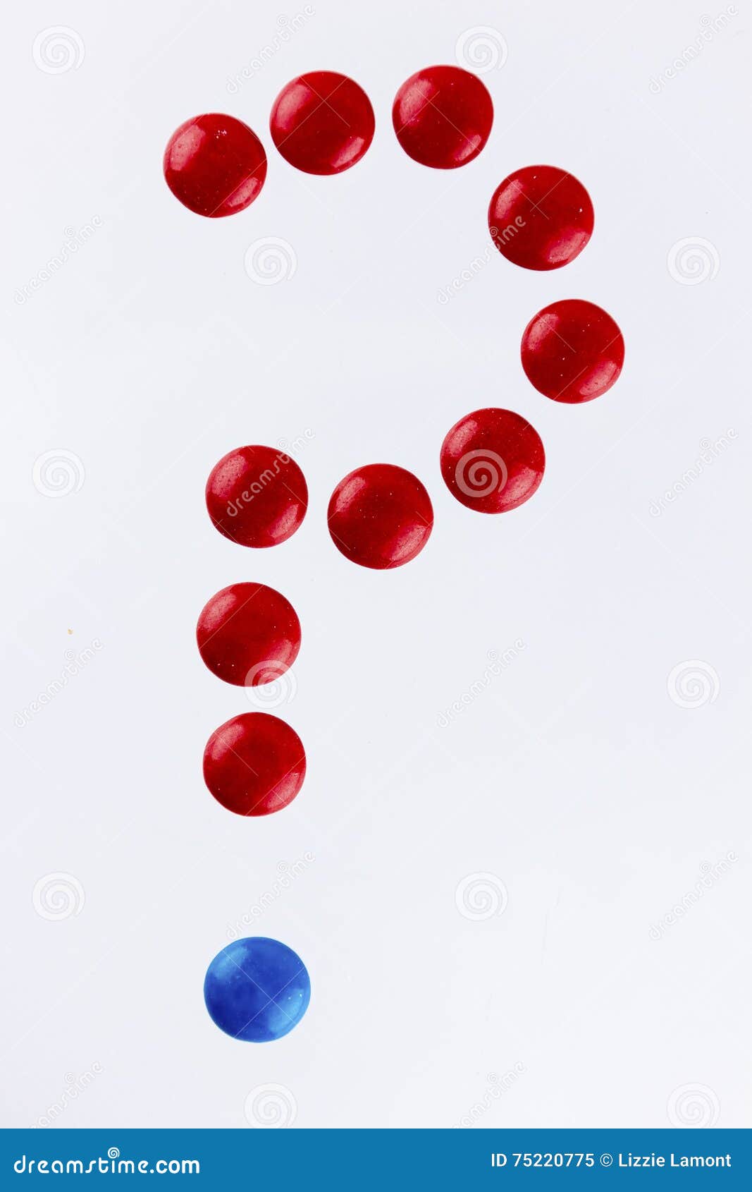Candy Counter Question Mark Stock Image - Image of colourful ...