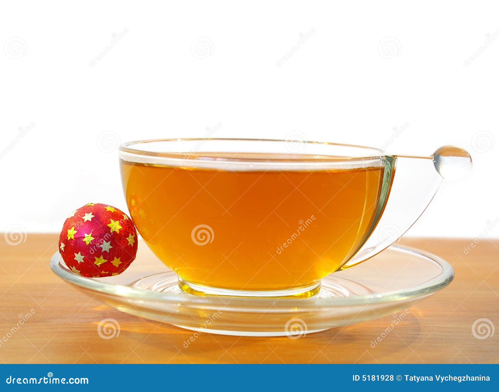 Candy and a cup of tea stock photo. Image of anniversary - 5181928