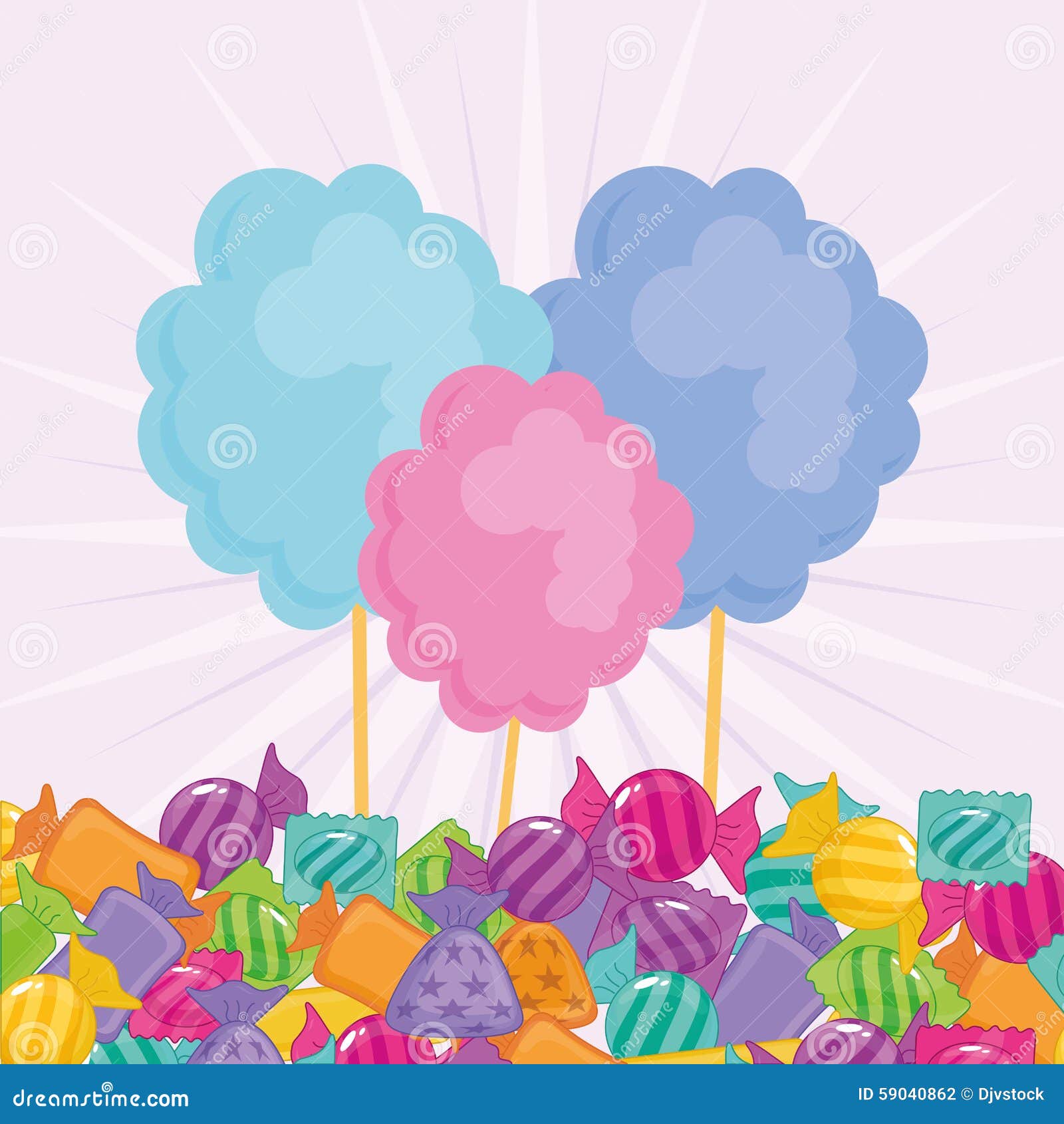 Candy design stock vector. Illustration of creative, symbol - 59040862