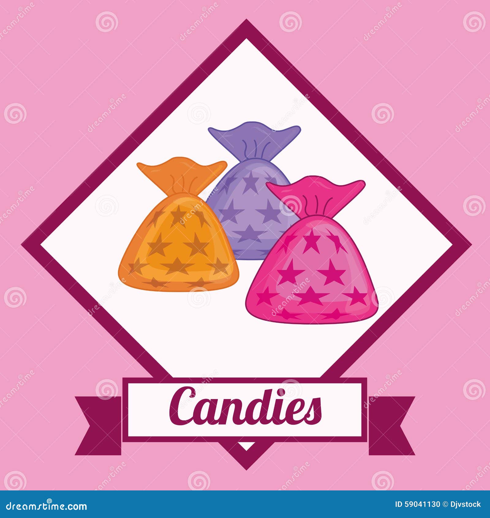 Candy design stock vector. Illustration of creative, food - 59041130