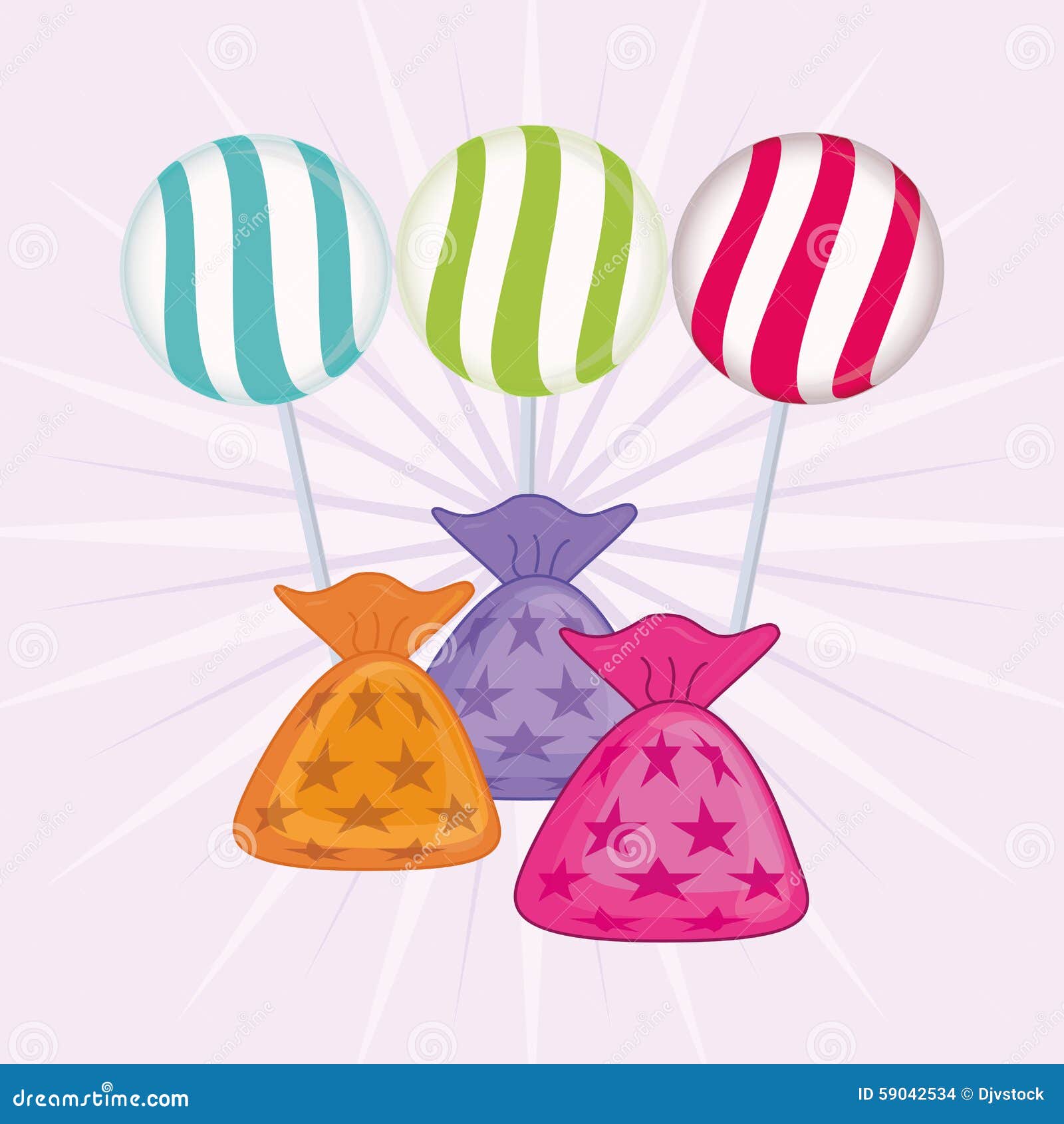 Candy design stock vector. Illustration of food, classic - 59042534