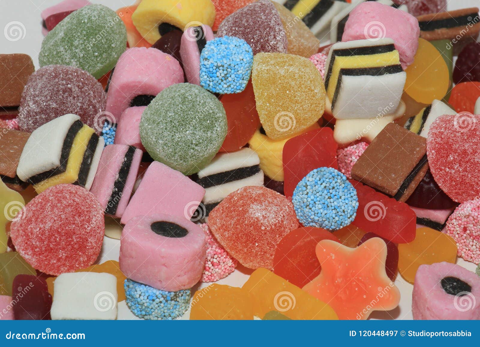 Mixure of candy stock image. Image of pieces, sorts - 120448497