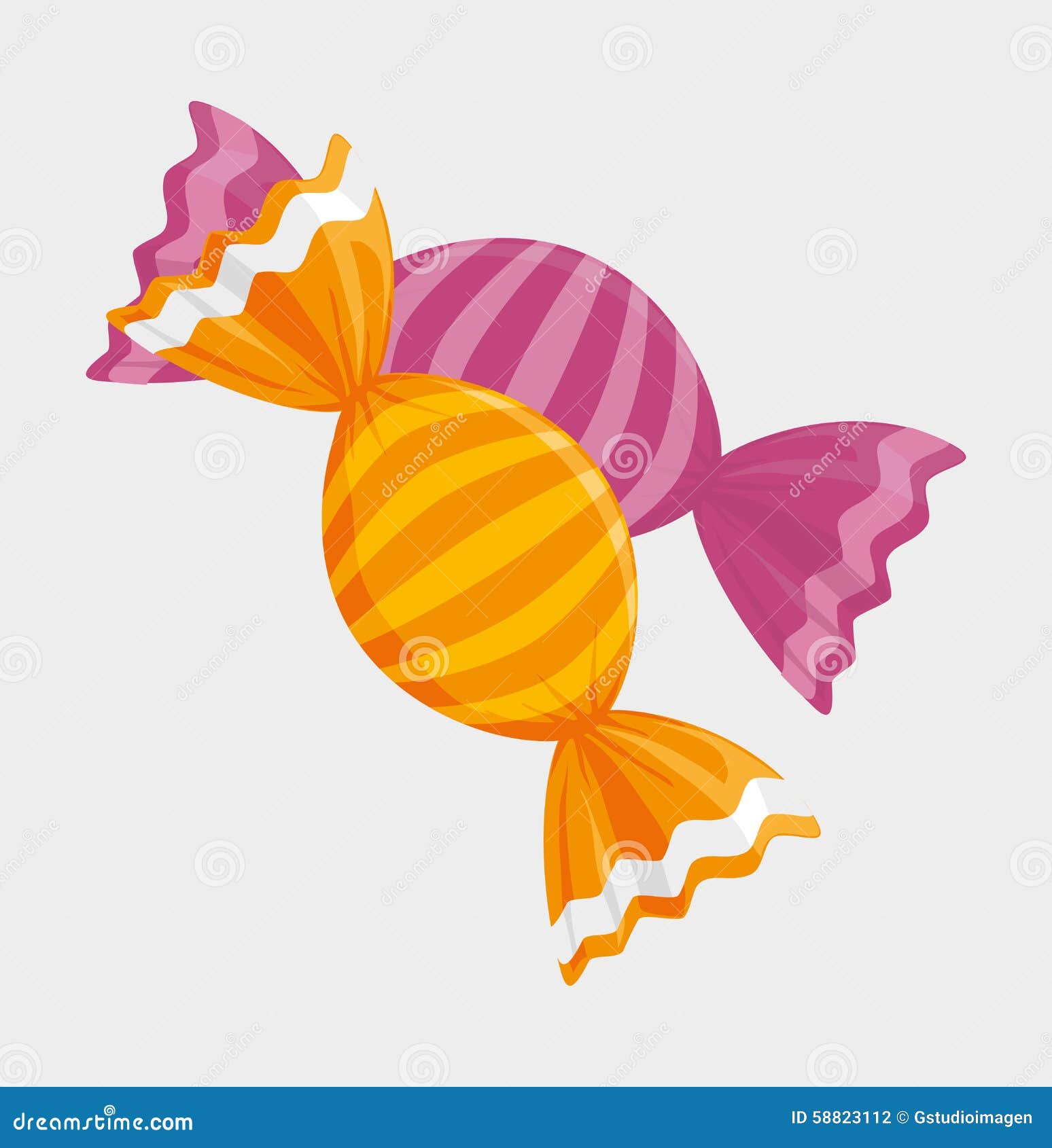 Candy digital design. stock vector. Illustration of gastronomy - 58823112