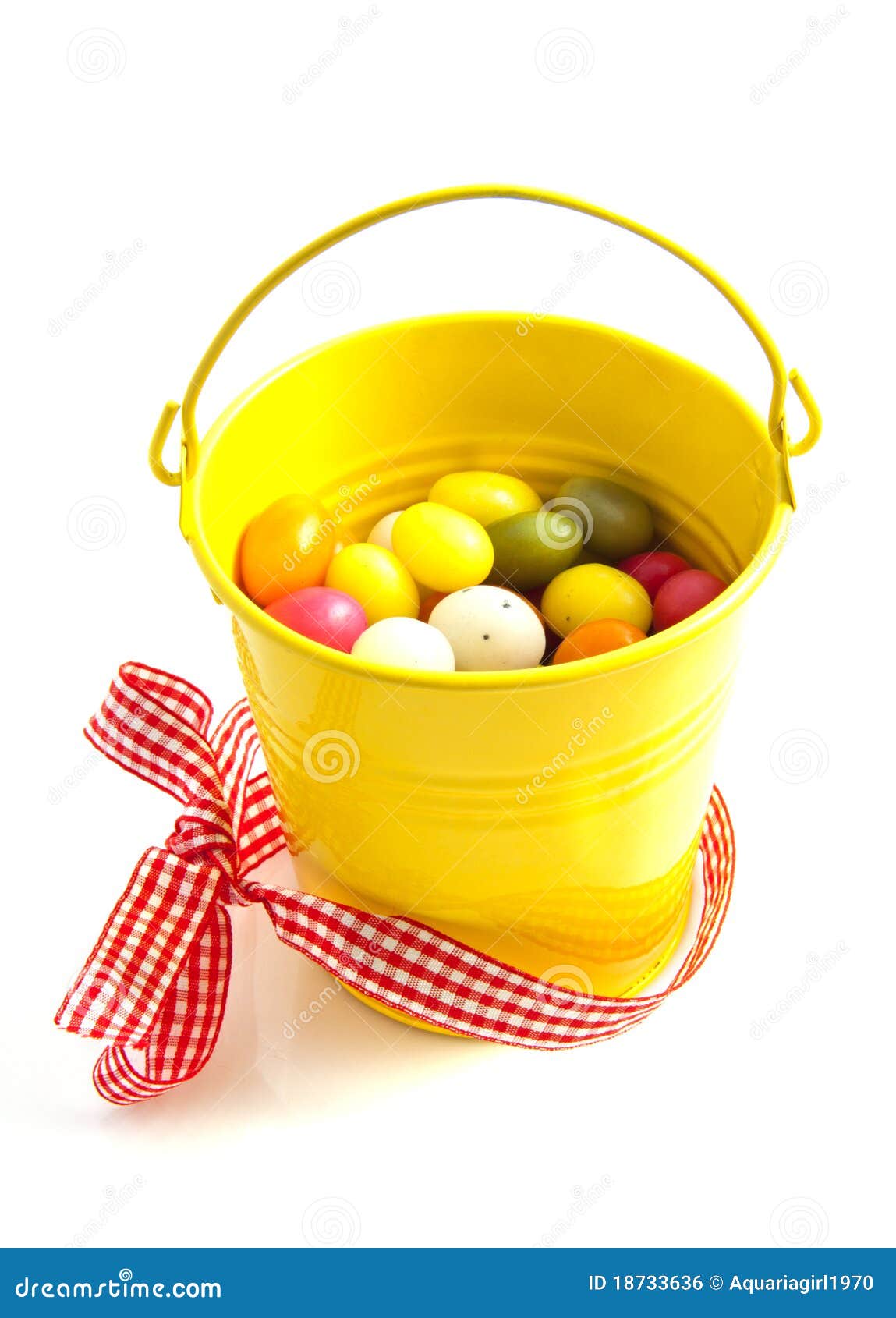 Candy easter bucket stock photo. Image of pattern, food - 18733636
