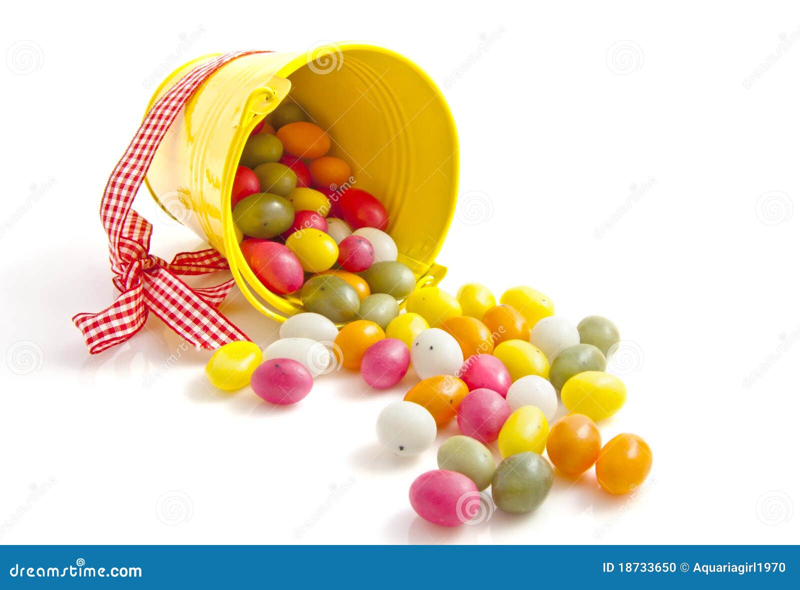 Candy easter bucket stock photo. Image of spring, green - 18733650