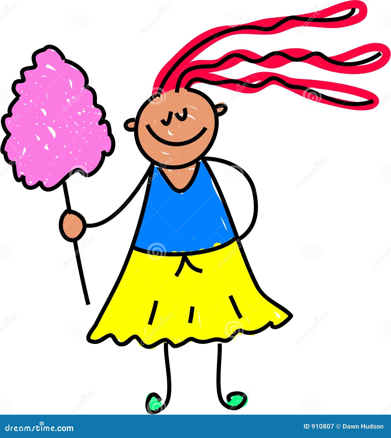 Candy floss kid stock vector. Illustration of recreation - 910807