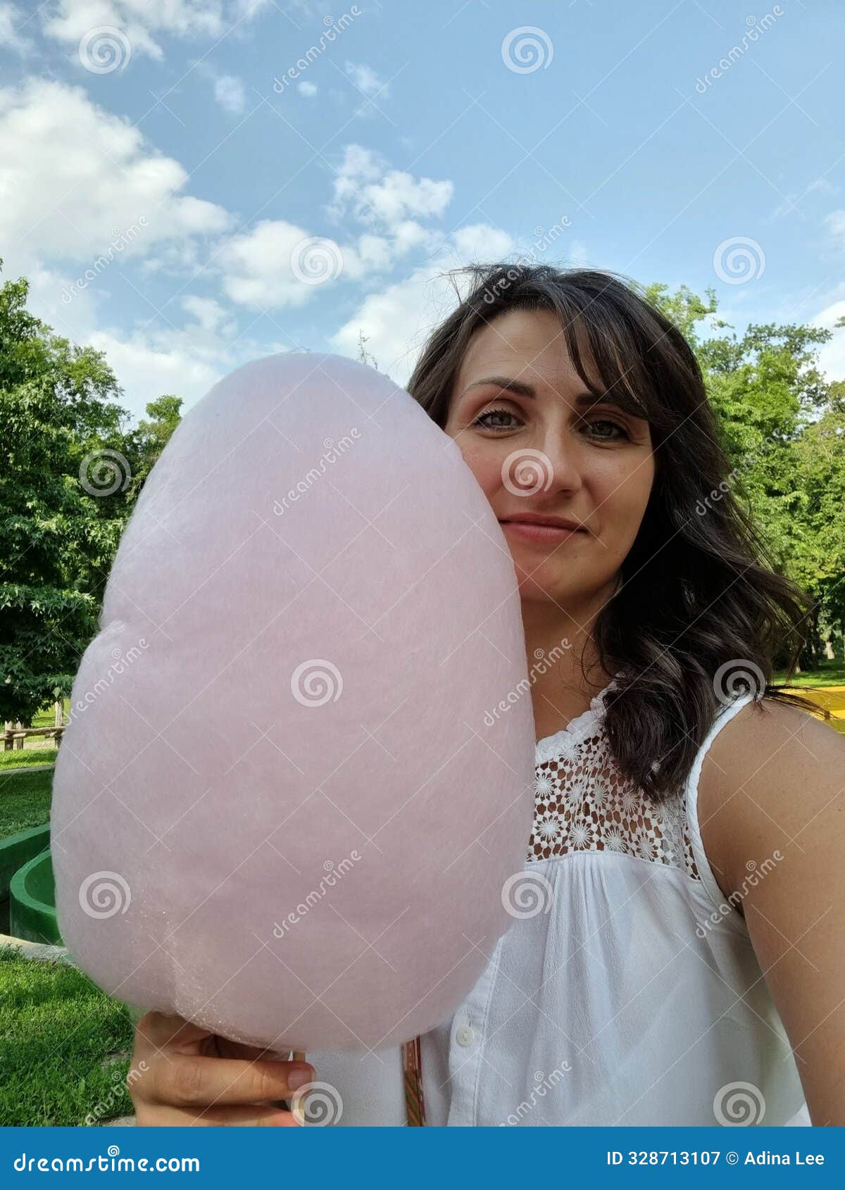 Candy floss stock image. Image of beauty, gown, dress - 328713107