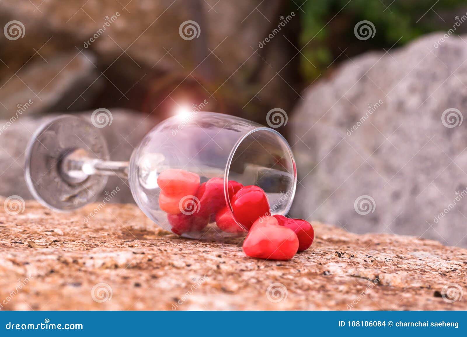 Candy heart flow stock photo. Image of colorful, environment - 108106084