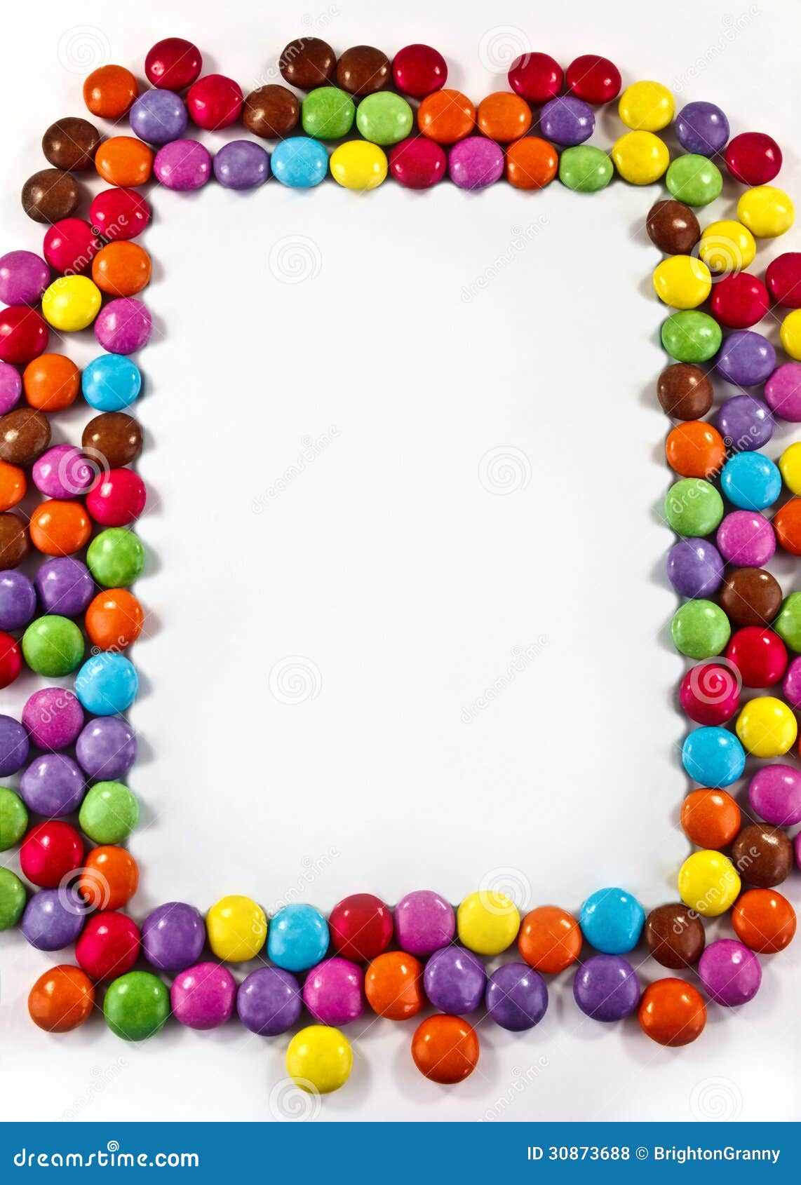 Candy Frame Royalty Free Stock Photos - Image: 30873688