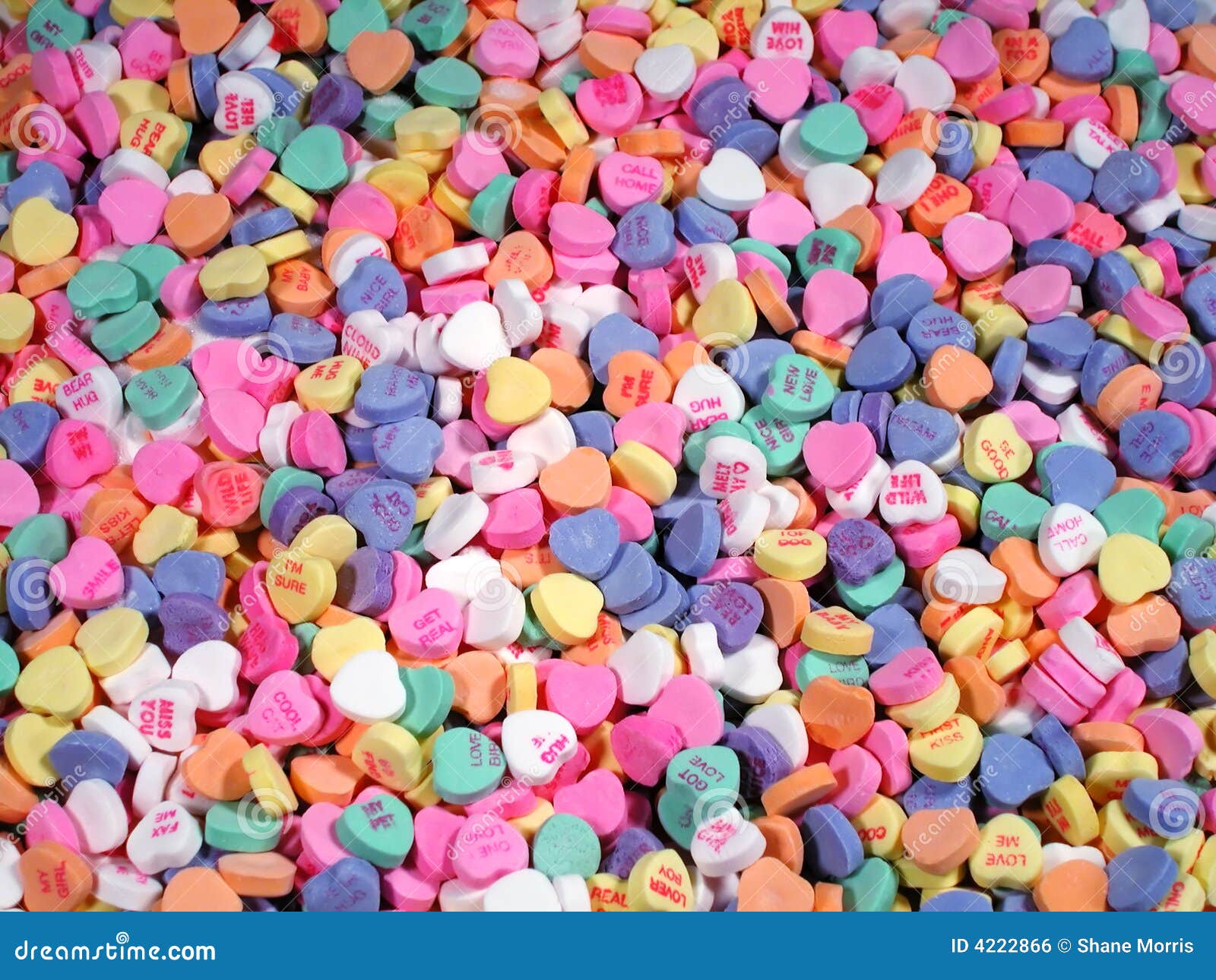 Candy Hearts-Small stock photo. Image of dessert, white - 4222866