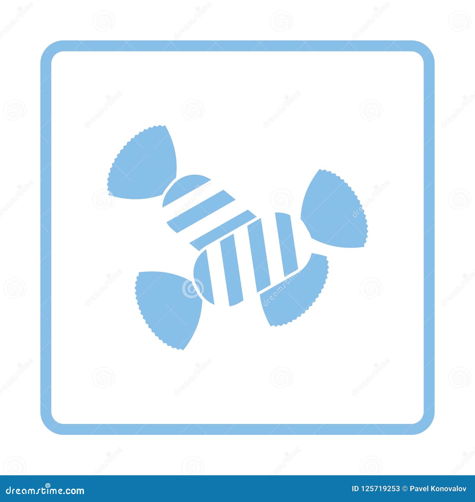 Candy icon stock vector. Illustration of sign, cartoon - 125719253