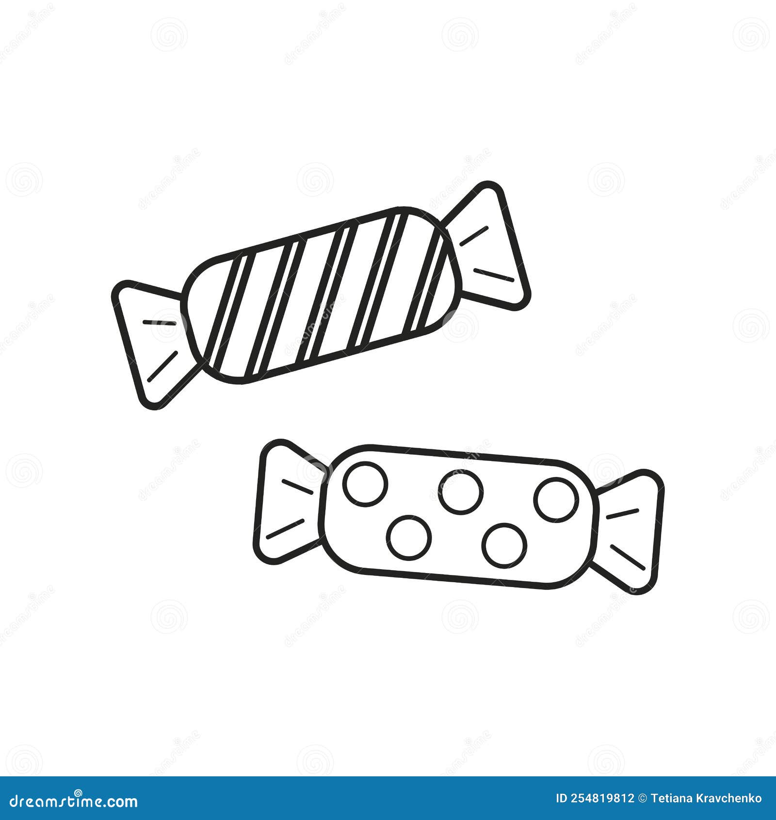 Candy Icon for Decoration. Vector Illustration. Stock Image Stock ...