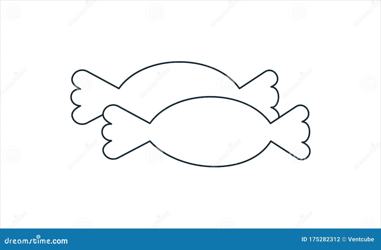 Candy Icon Simple Style Vector Image Stock Illustration - Illustration ...