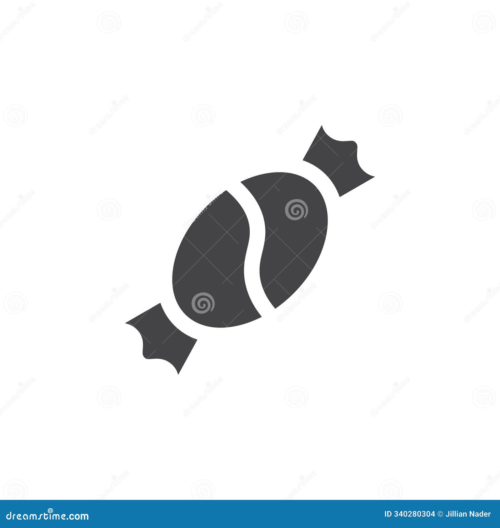 Candy Icon Simple Vector Symbol Stock Vector - Illustration of vector ...