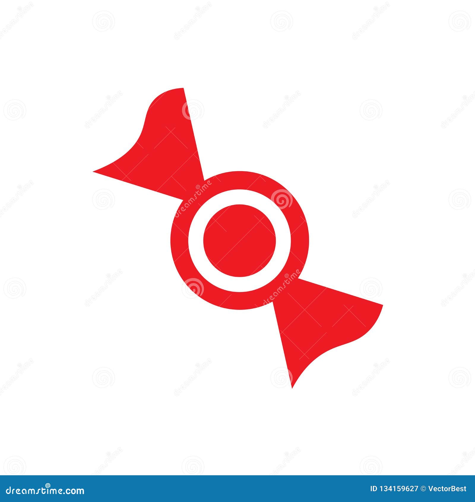 Candy Icon Vector Sign and Symbol Isolated on White Background Stock ...