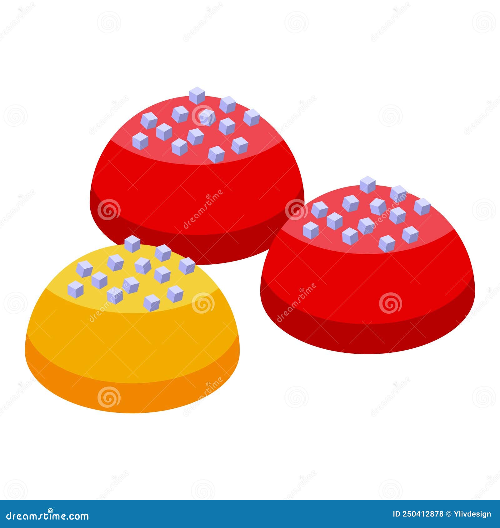 Vector Gummy Bear Candies Seamless Background | CartoonDealer.com ...