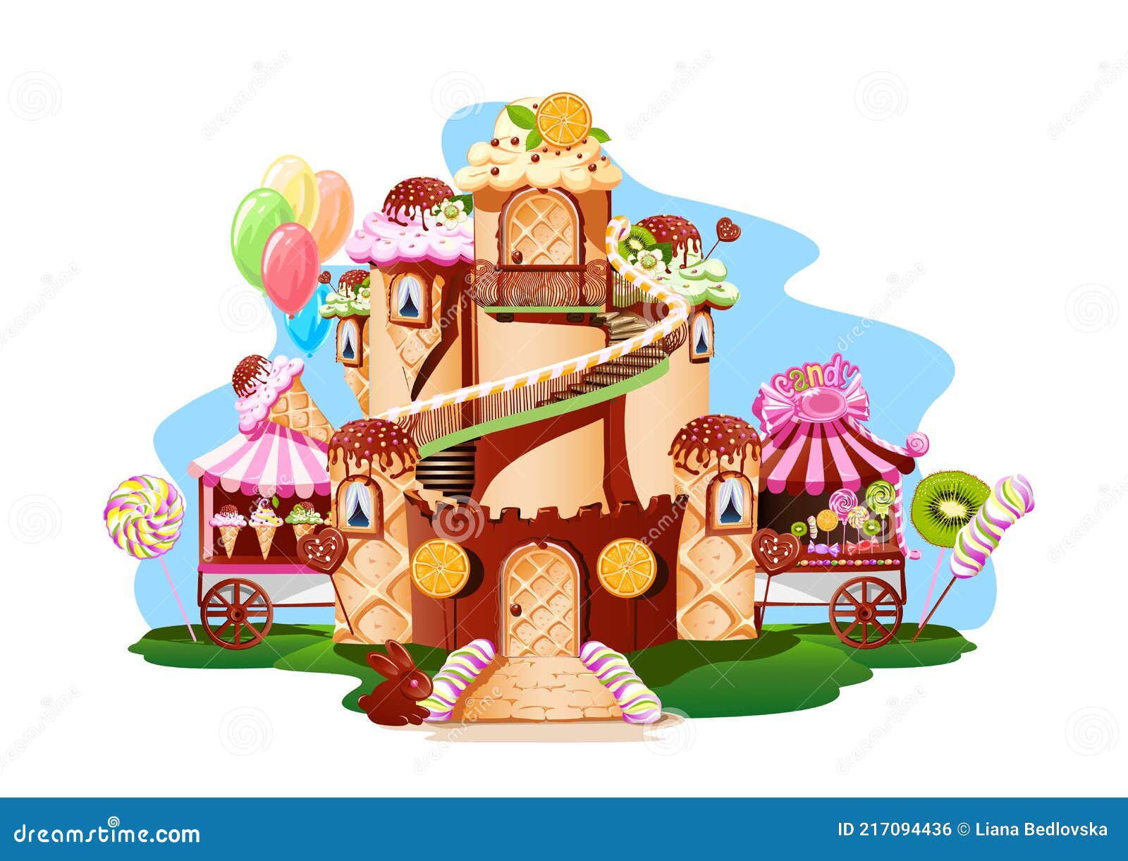 Candyland Castle Clipart