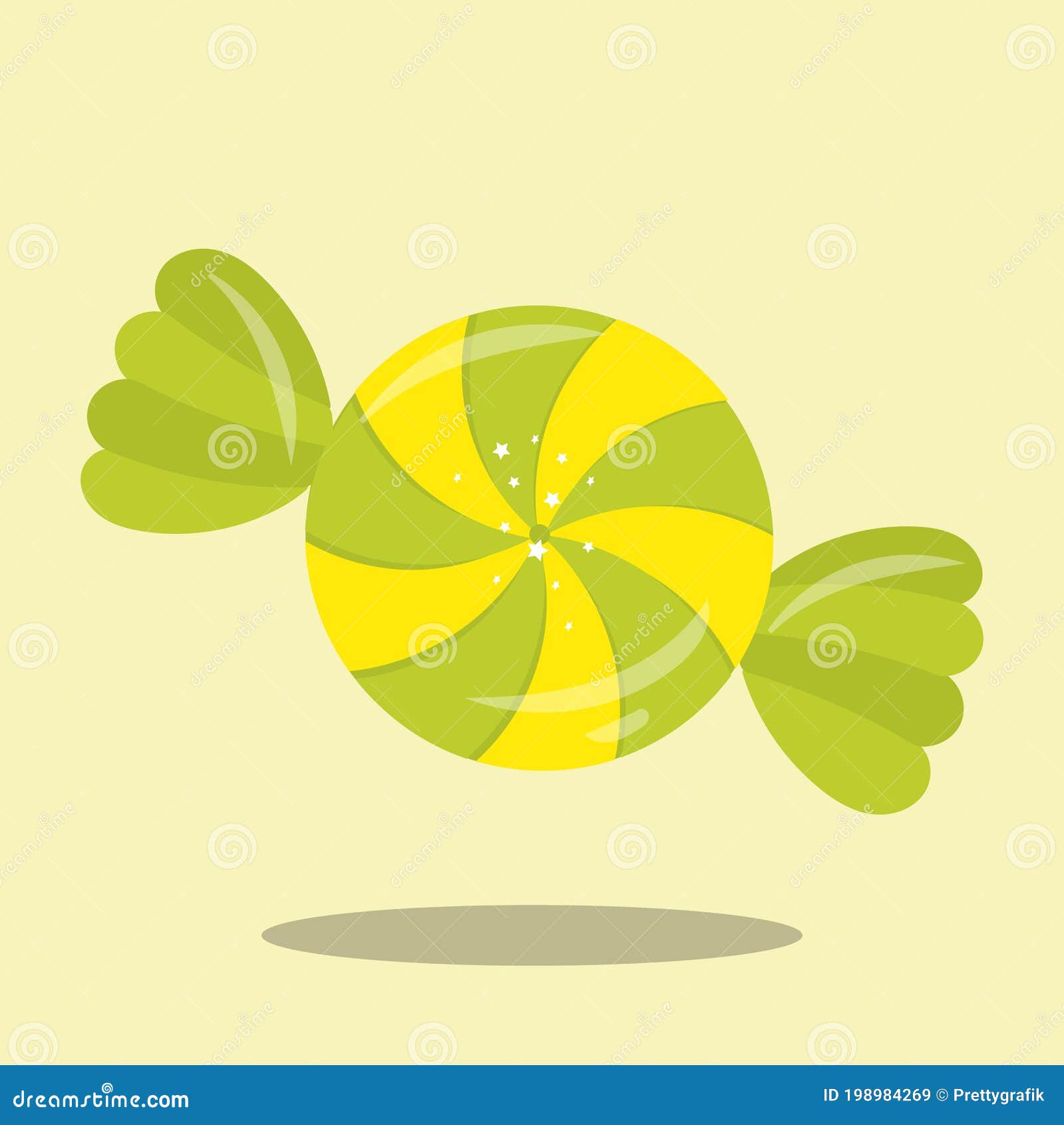 Candy land green candy 17 stock vector. Illustration of cartoon - 198984269