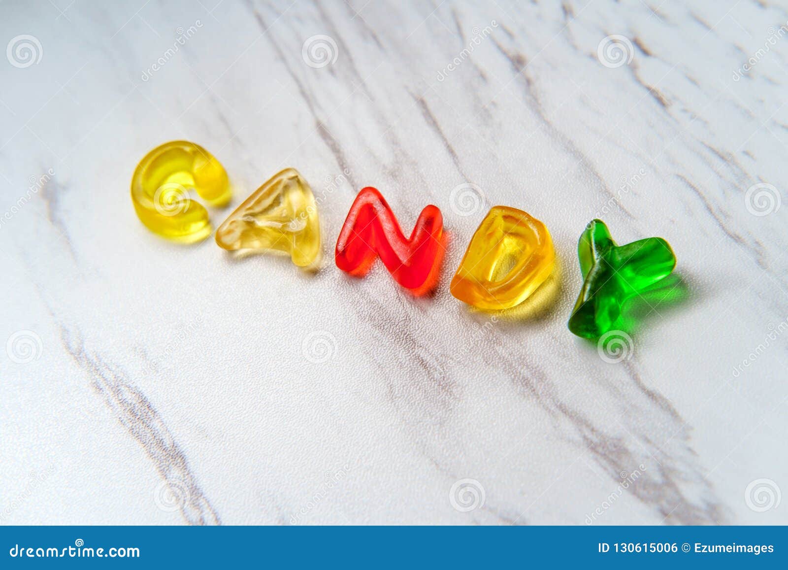 Candy Letters Spell Candy stock photo. Image of colorful - 130615006