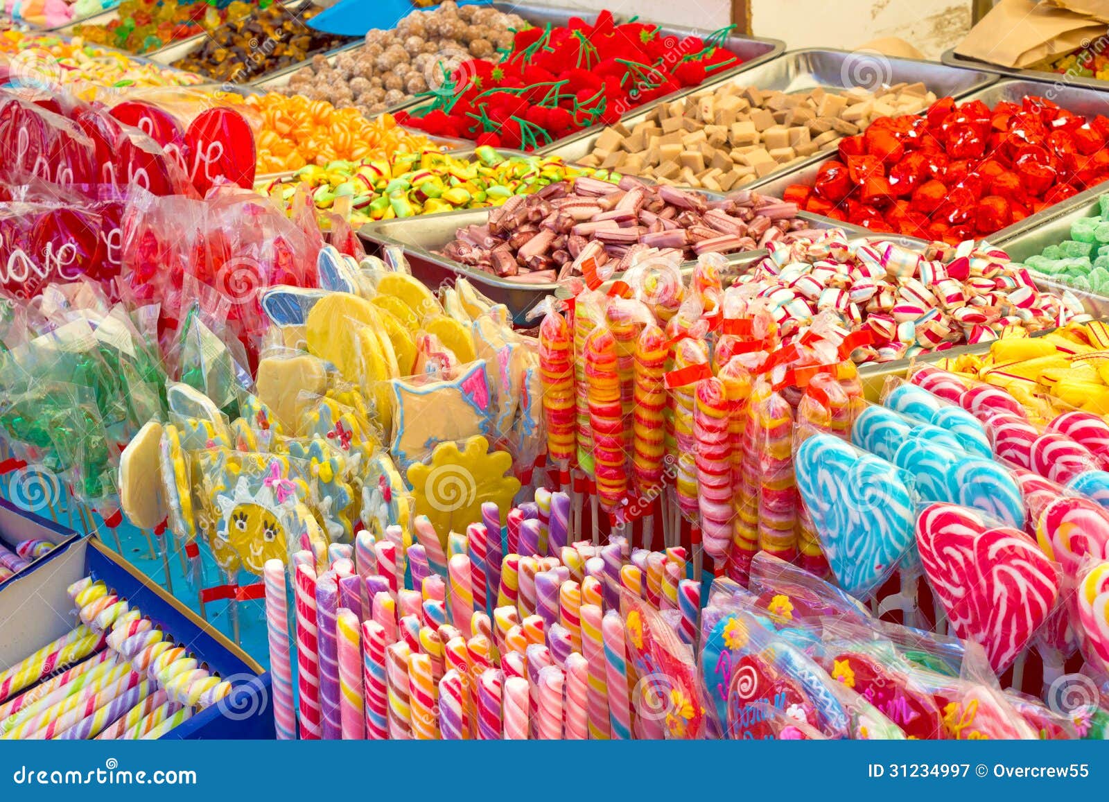 Candy stock image. Image of gummy, colorful, sale, lollipops - 31234997