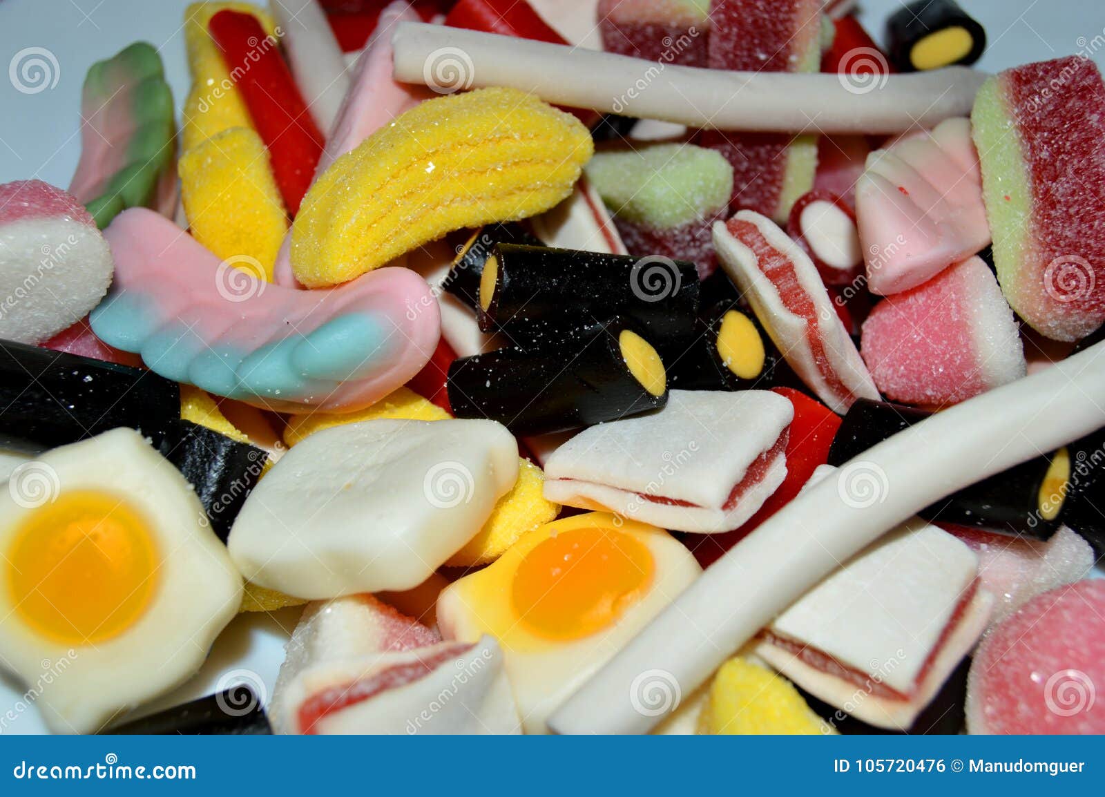 Candy . Mixed Candy stock photo. Image of delicious - 105720476
