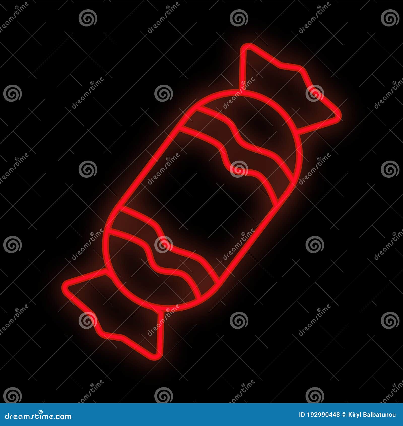 Candy Neon Sign. Neon Sign, Bright Signboard, Light Banner Stock Vector ...