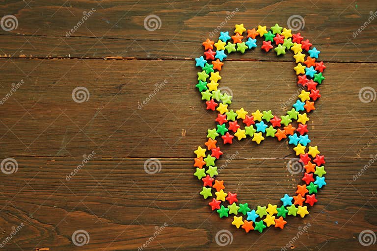 Candy number eight stock image. Image of happy, calculation - 23046445