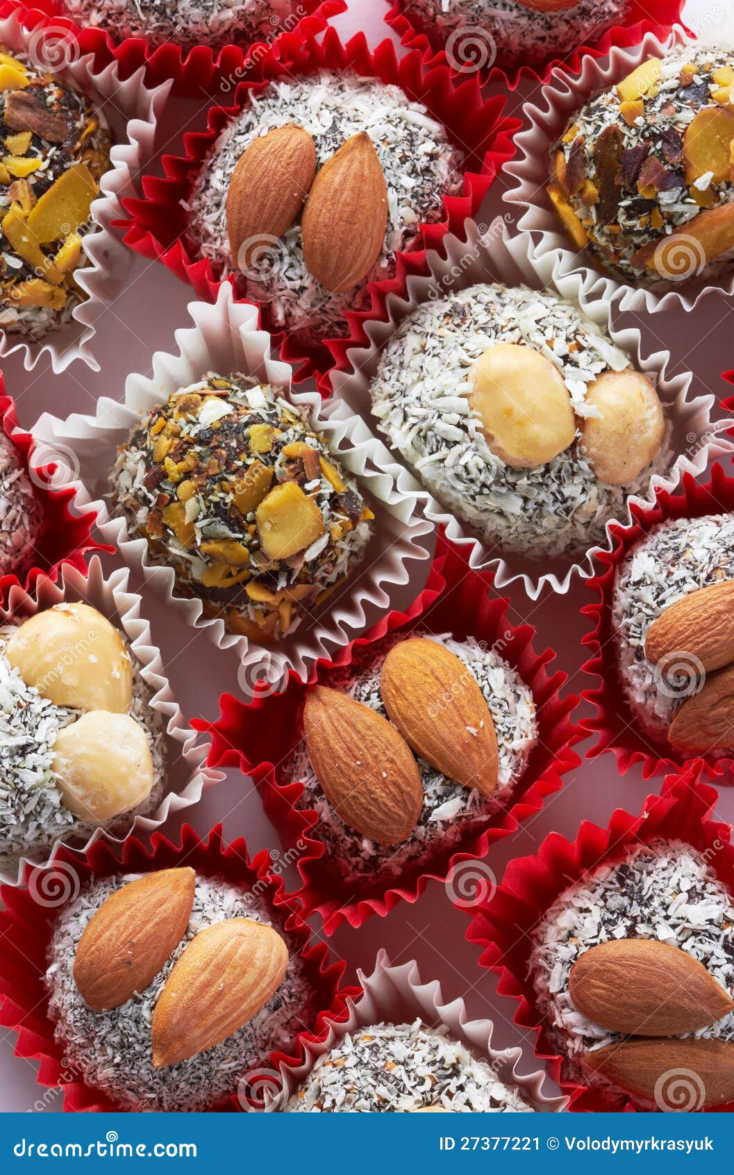 Candy with nuts stock image. Image of fruity, bonbon - 27377221