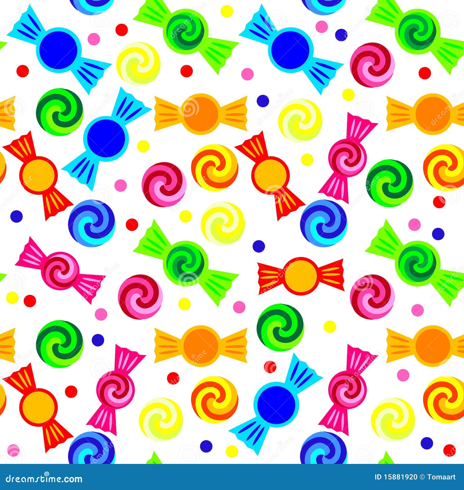 Candy Pattern Stock Photo - Image: 15881920