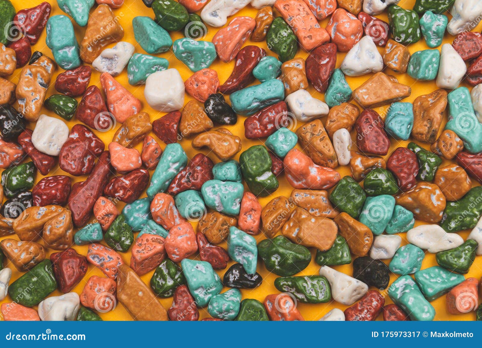 Candy Pebbles Background. Sweets in the Form of Colored Stones Stock ...
