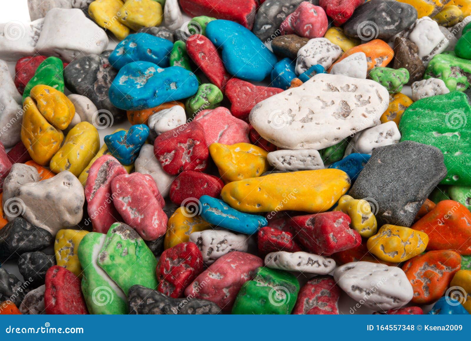 Candy pebbles isolated stock photo. Image of chocolate - 164557348