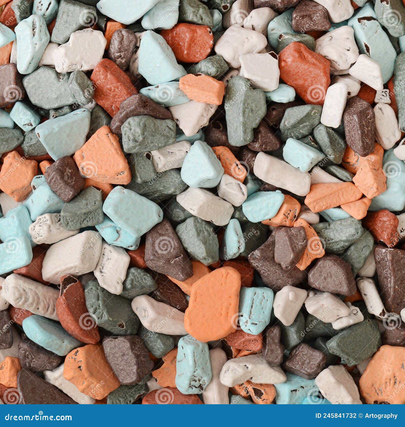 Candy pebbles stock photo. Image of colored, chocolates - 245841732