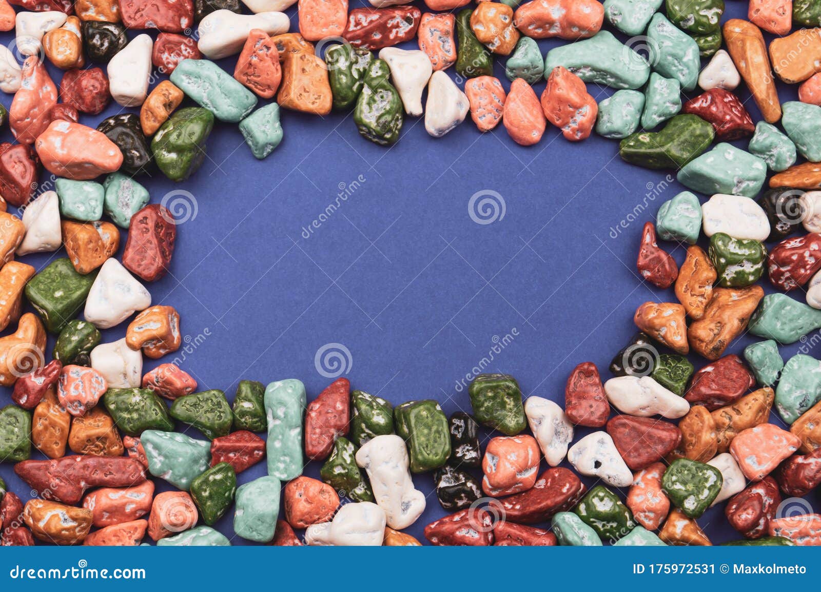 Candy Pebbles. Sweets in the Form of Colored Stones. Colorful Candies ...