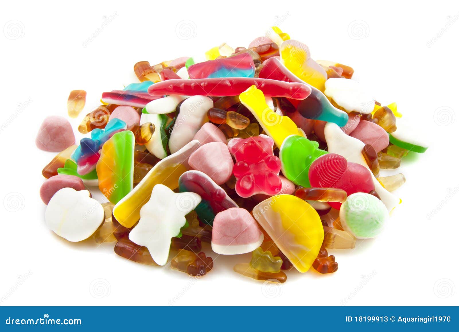 Candy on a pile stock image. Image of childhood, background - 18199913