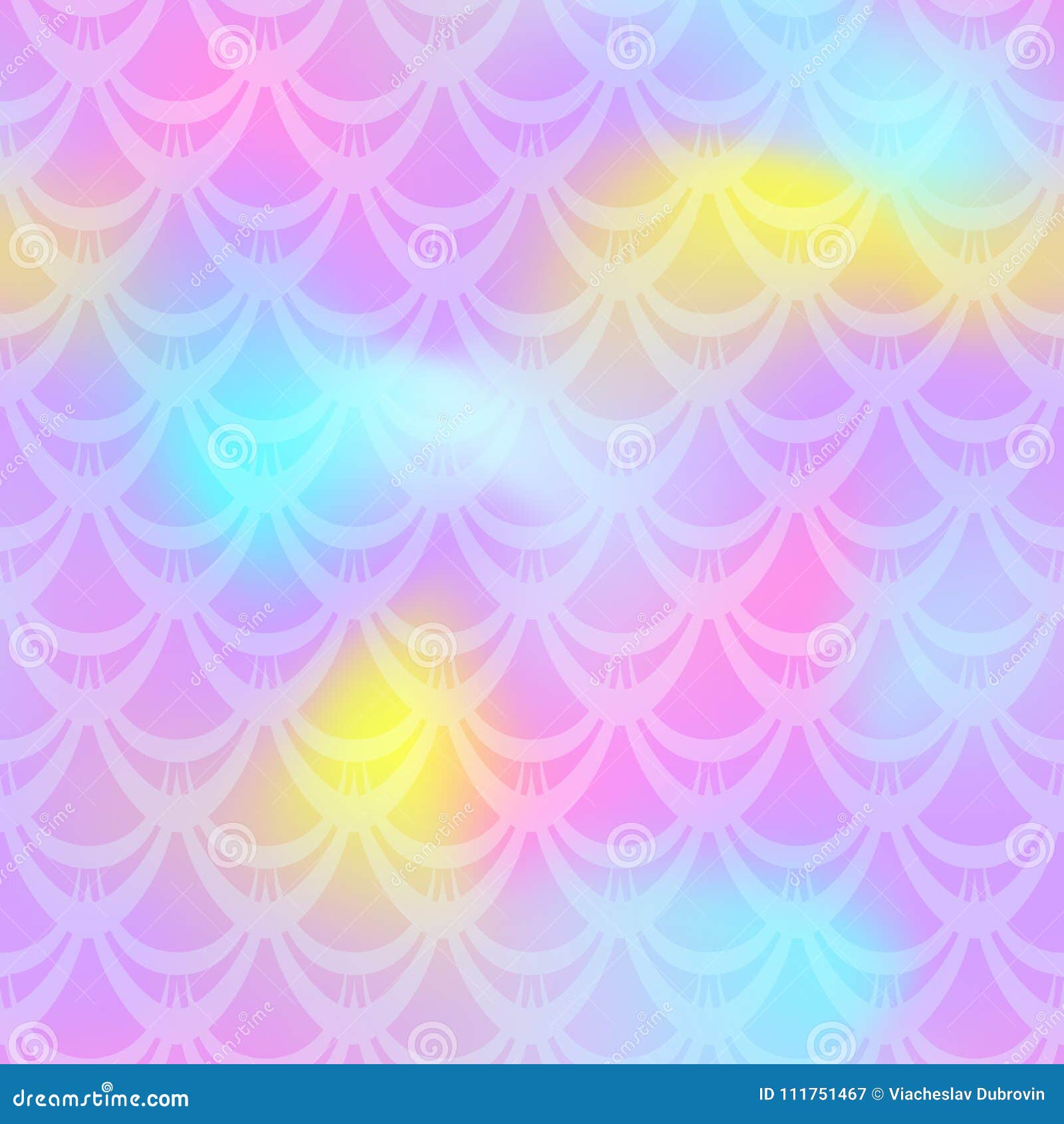 Candy Pink Mermaid Background. Fish Scale Pattern. Mermaid Seamless ...