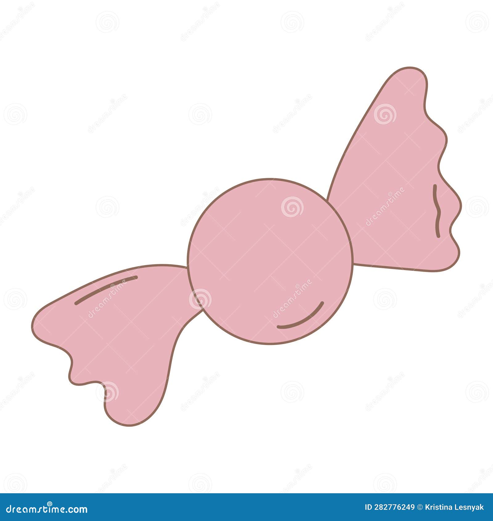 Candy Pink Wrapper Sweet Food Icon Element Stock Vector - Illustration ...