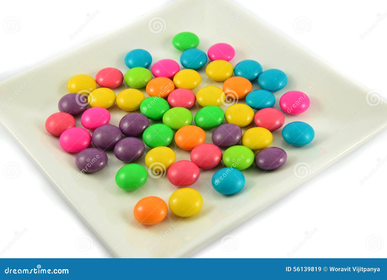 Candy on plate stock image. Image of snack, food, sweets - 56139819